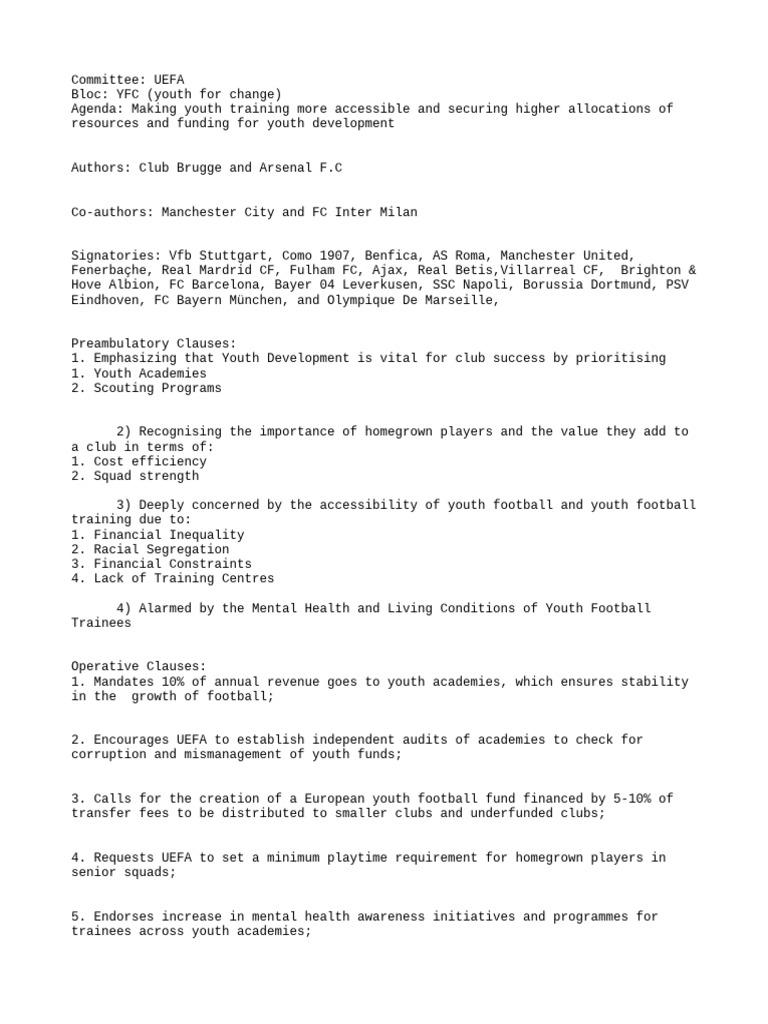 Draft Resolution | PDF