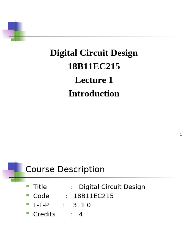 Lecture01 Introduction | PDF | Discrete Time And Continuous Time ...