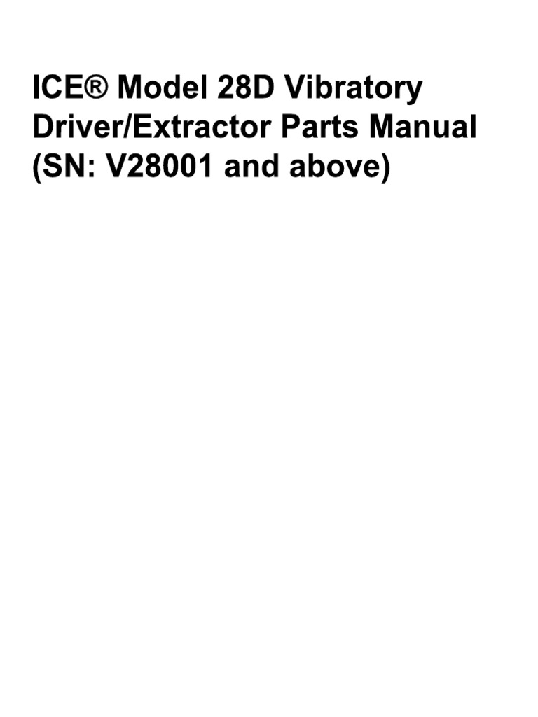 28D Parts | PDF