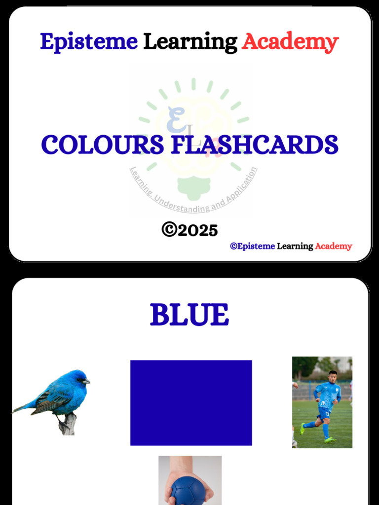 Colours Flashcards | PDF