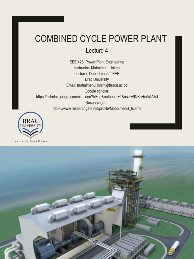 L4 (A) - EEE - 423 - Combined Cycle Power Plant - Fall - 25 - MHIS ...