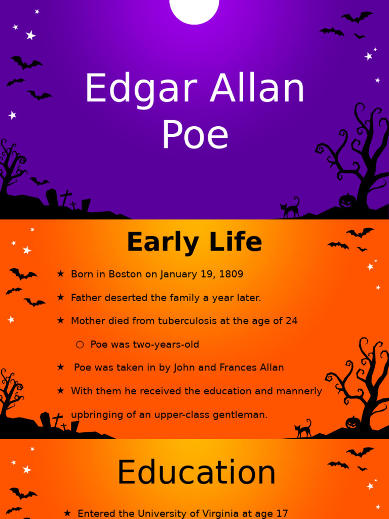 Edgar Allan Poe PP | PDF | Poetry | Rhyme