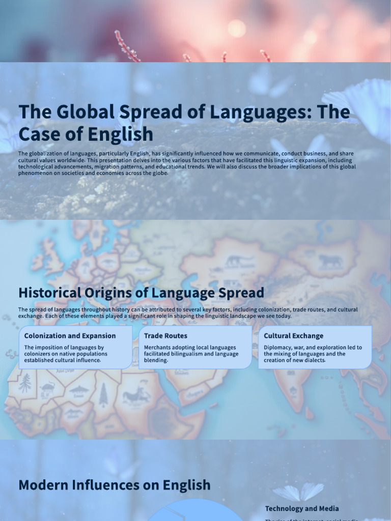 The Global Spread of Language... | PDF | Multilingualism | Globalization
