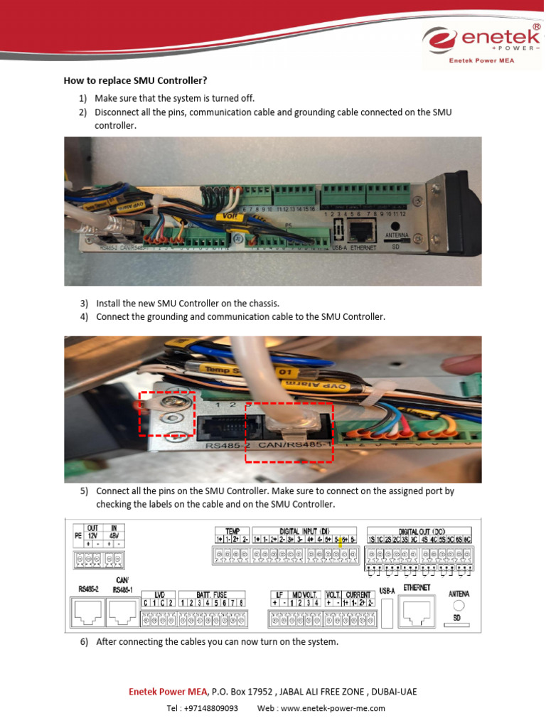 Replacing SMU Controller and IOM | PDF