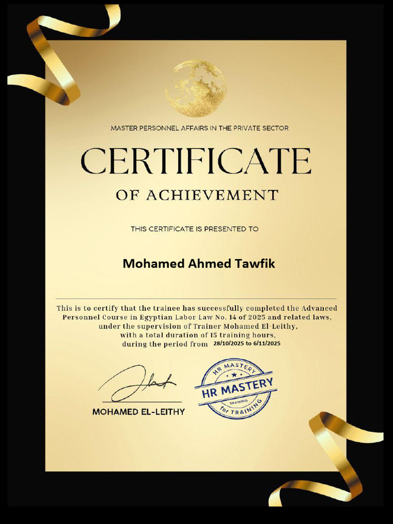 Mohamed Ahmed Tawfik | PDF