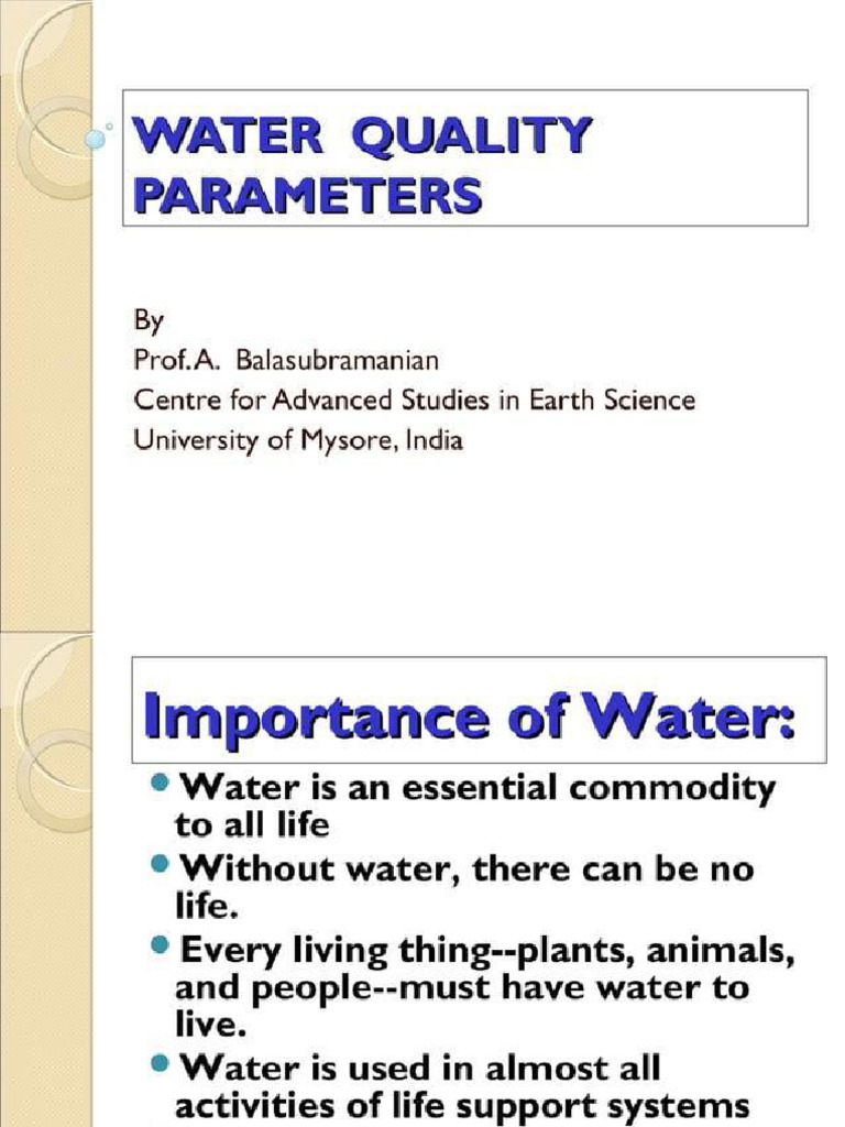 Unit 4 Water | PDF
