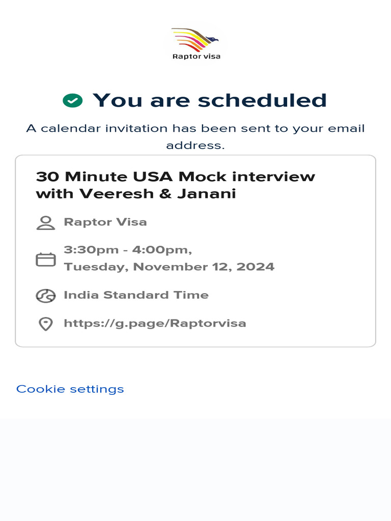 Confirmed - Calendly | PDF
