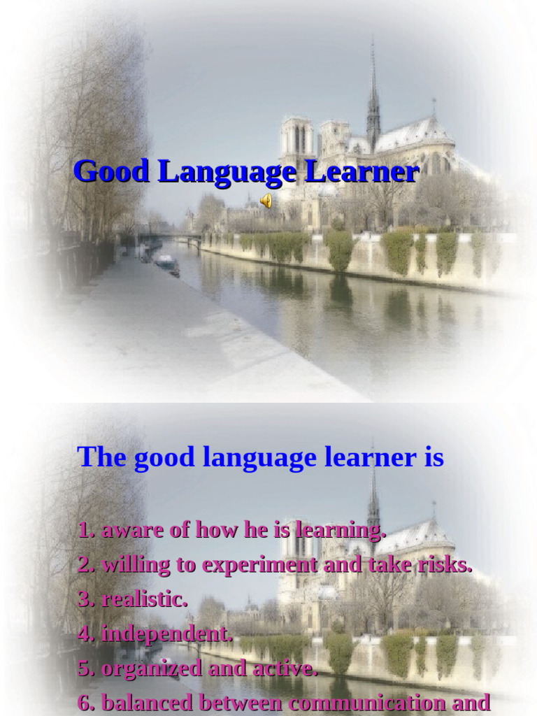 Traits of a Good Language Learner | PDF