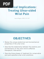 TFCC Repair and Rehab Protocols | PDF | Human Anatomy | Medical Specialties
