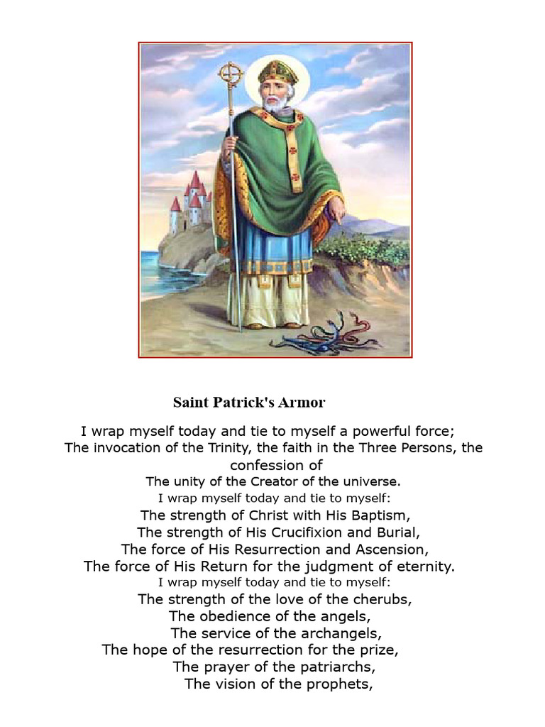 Saint Patrick's Breastplate | PDF | Resurrection Of Jesus | Jesus