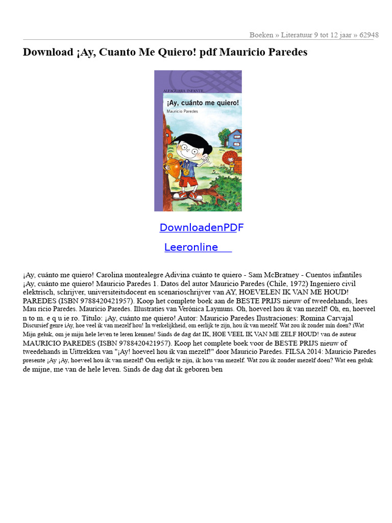 Oh, Hoeveel Hou Ik Van Mezelf! | PDF