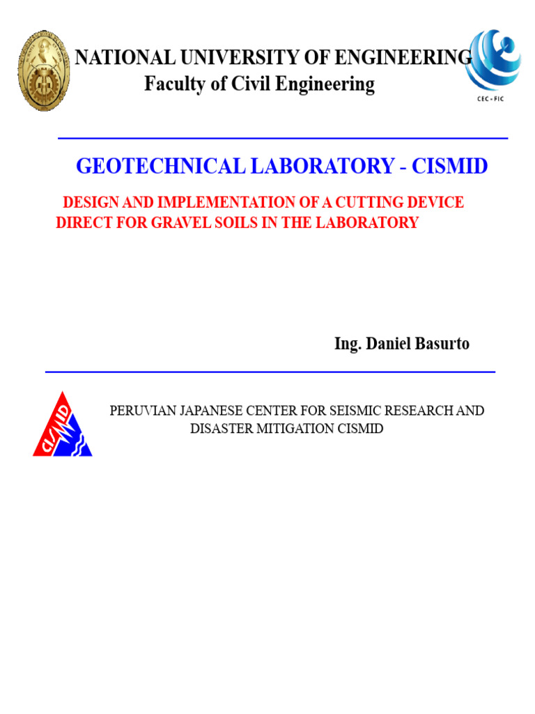 Cutting Device for Gravel Soil Testing | PDF | Geotechnical Engineering ...