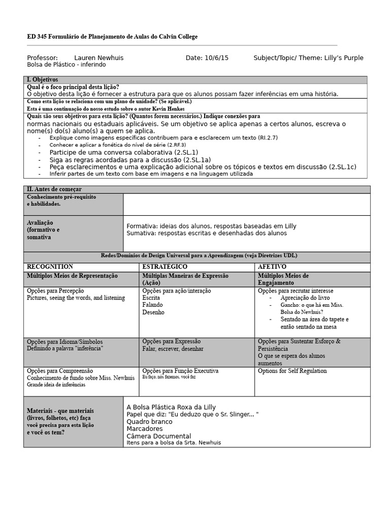 a bolsa plástica roxa da Lilly | PDF | Imagem