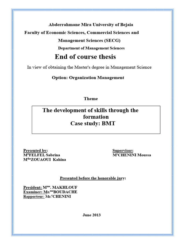 Skills Development through Training at BMT | PDF | Human Resource ...