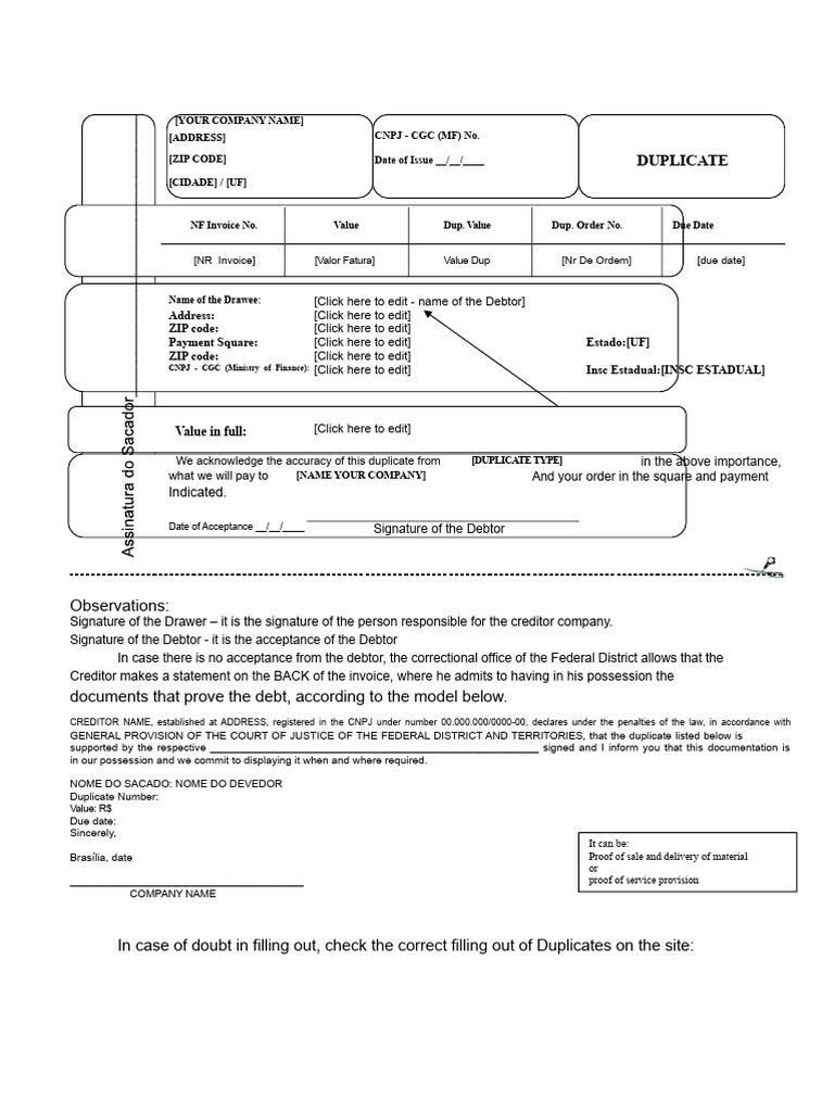 Duplicate Form | PDF | Debtor | Business Law