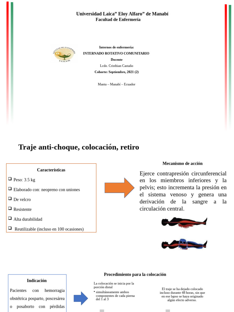 Uso y manejo del traje antichoque | PDF | Medicina CLINICA ...