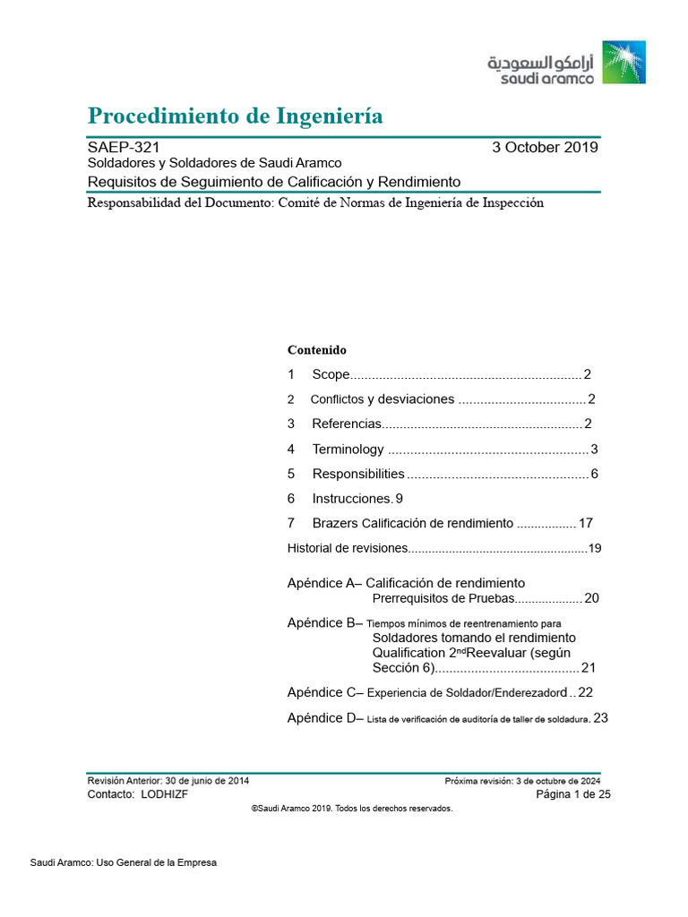 Saep 321 | PDF | Soldadura | Construcción