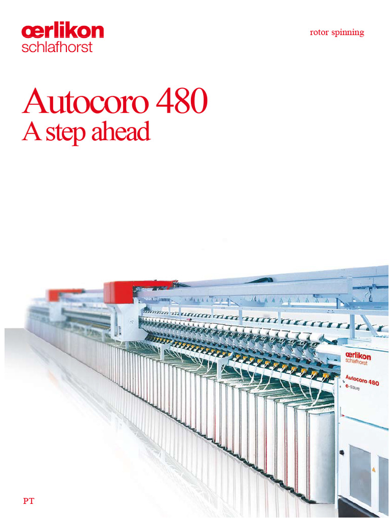 Autocoro 480 LL PT | PDF | Yarn | Spinning (Textiles)