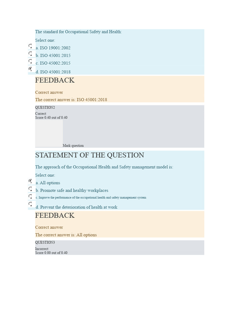 ISO 45001:2018 Occupational Safety Guide | PDF | Audit | Occupational Safety And Health