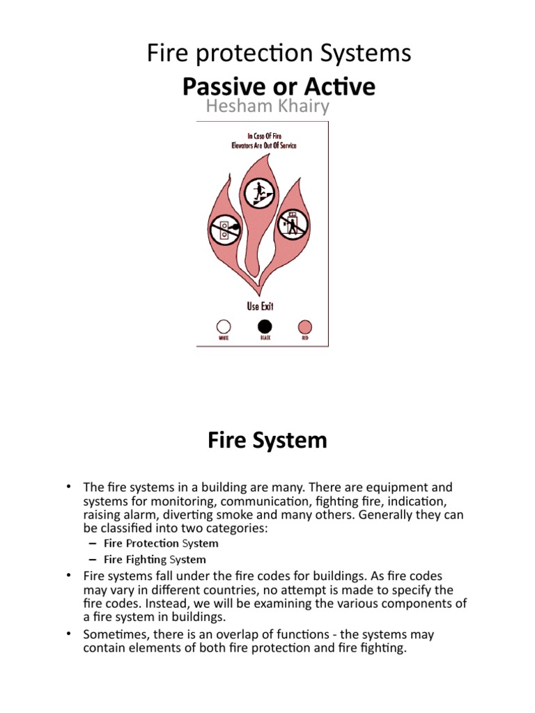 Fire Fighting System Components Overview | PDF | Fire Sprinkler System ...