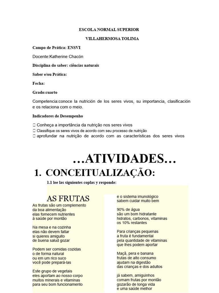 Nutrição em Seres Vivos: Conceitos e Tipos | PDF | Plantas | Fotossíntese