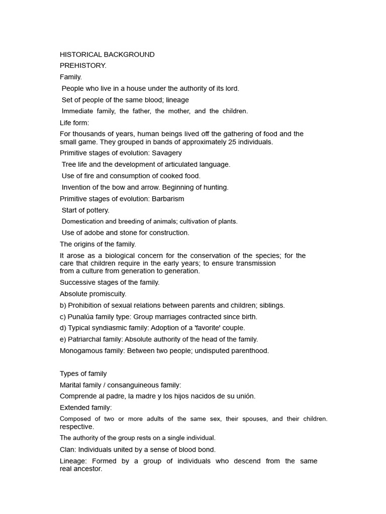 Evolution of Family Structures in History | PDF | Marriage | Family