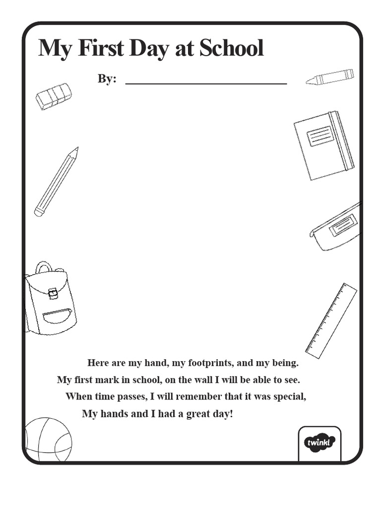Drawing My First Day | PDF