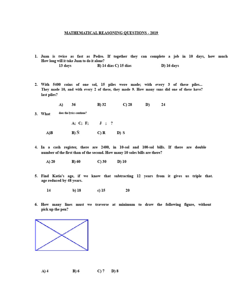 Evaluation of Mathematical Reasoning With Answers | PDF