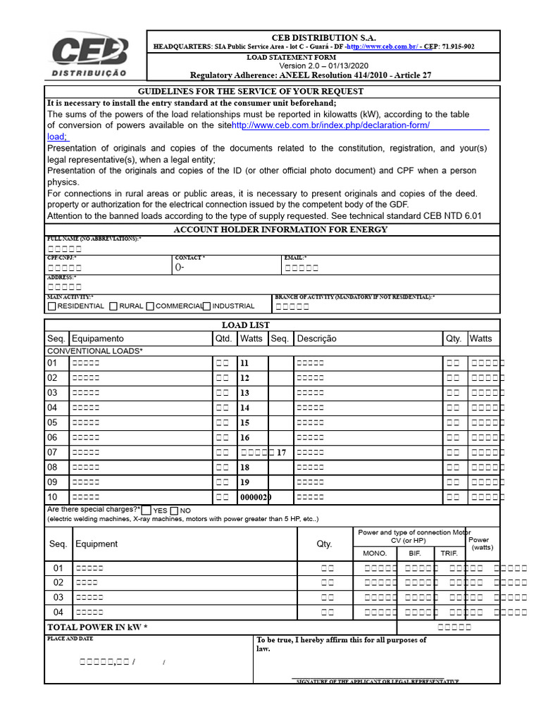 Cargo Declaration Form 2020v3 | PDF
