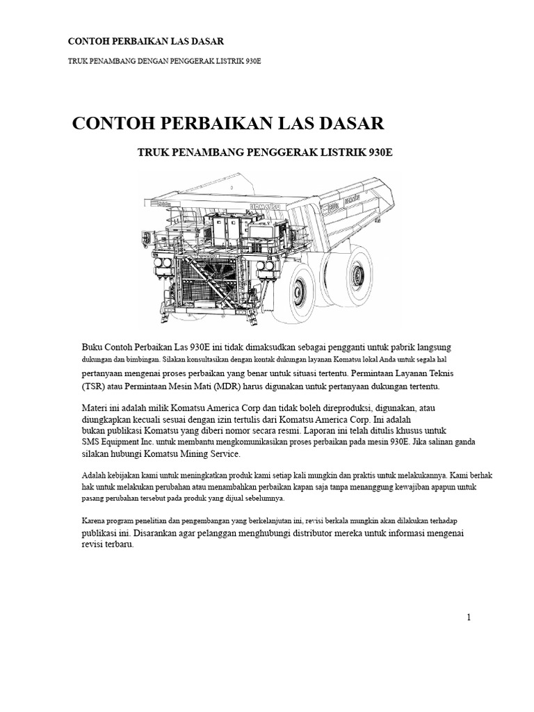 Buku Contoh Referensi Pengelasan Frame 930 | PDF