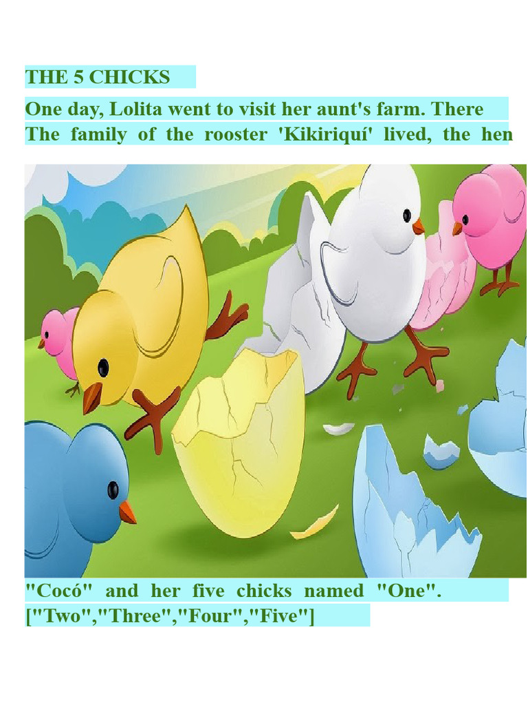 Five Chicks' Farm Adventures | PDF