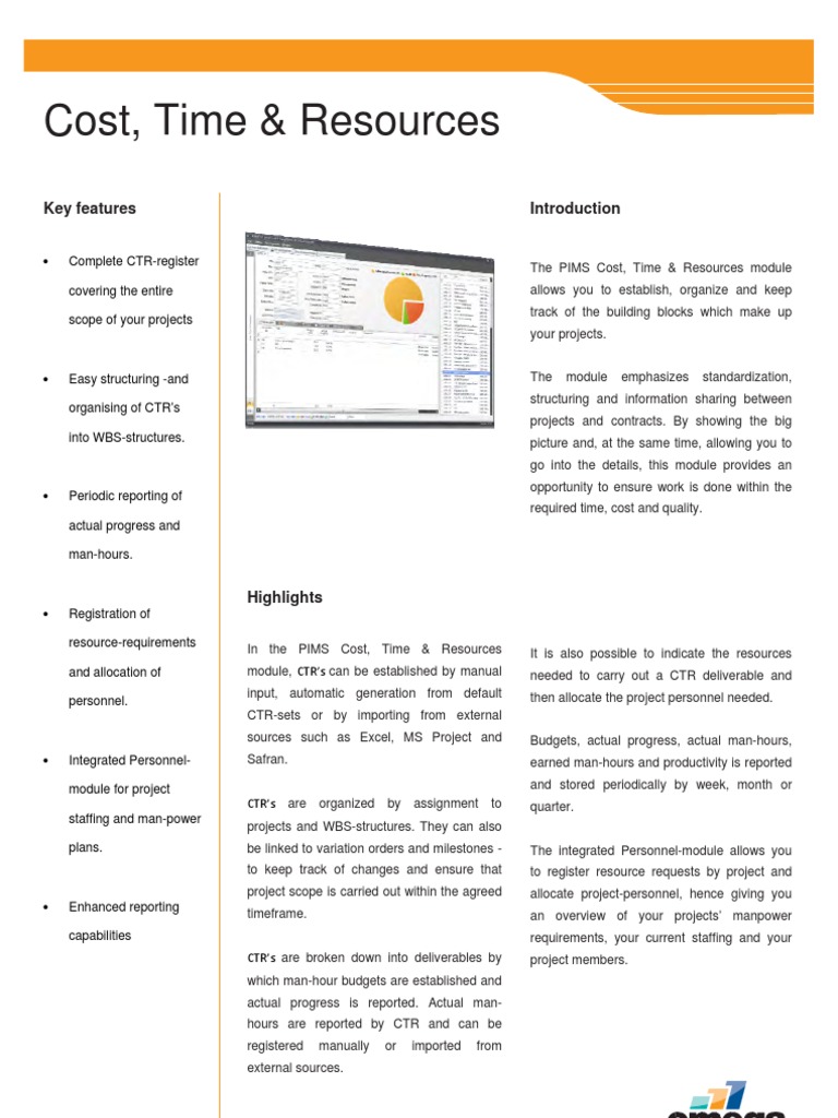 Cost Time Resources | PDF