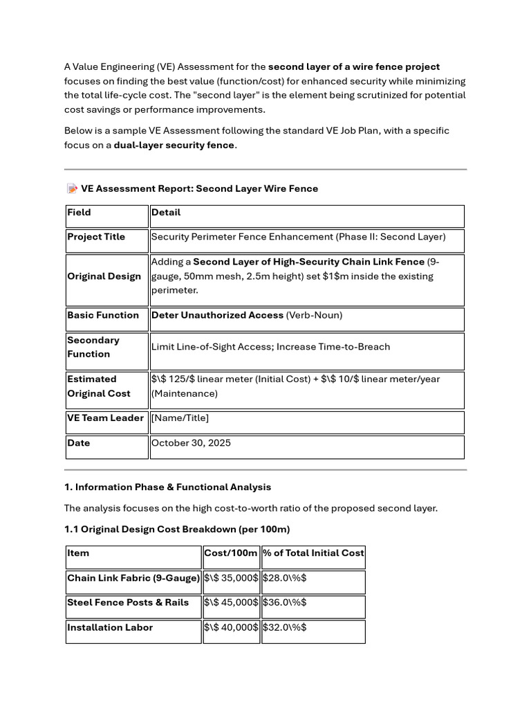 A Value Engineering | PDF
