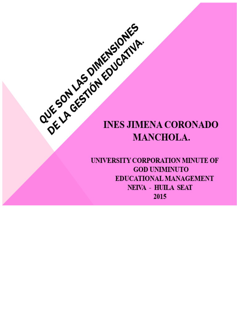 Dimensions of Educational Management | PDF | Business
