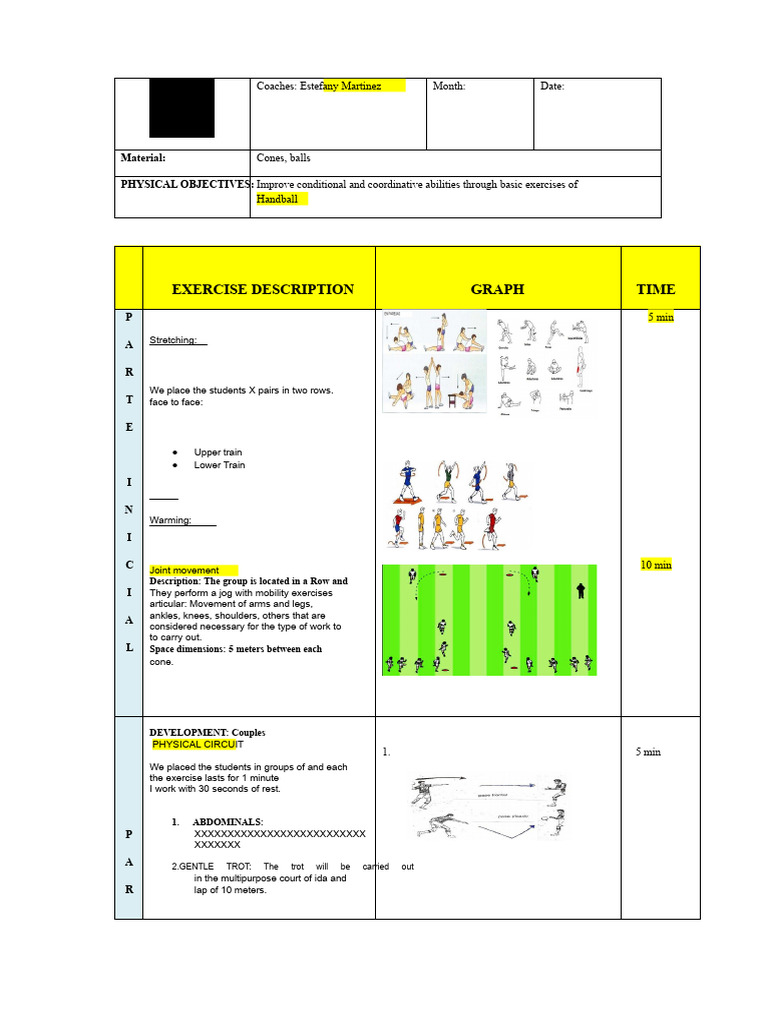 Handball Training Unit | PDF | Arm