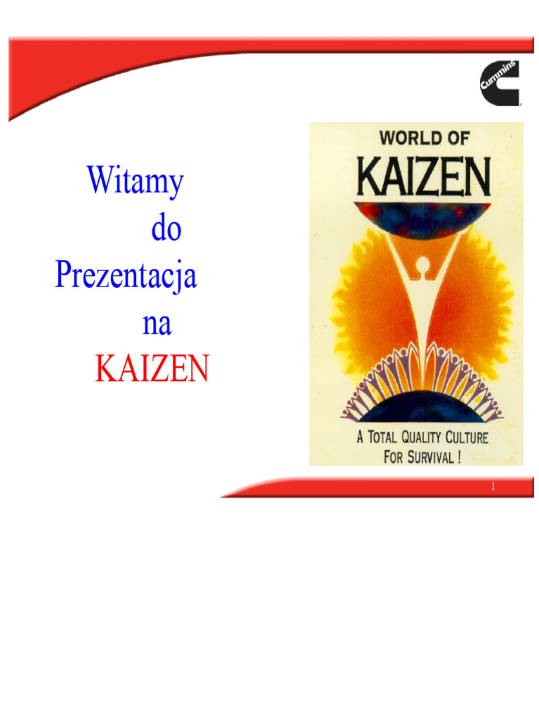 Kaizen I Jego Narzędzia | PDF