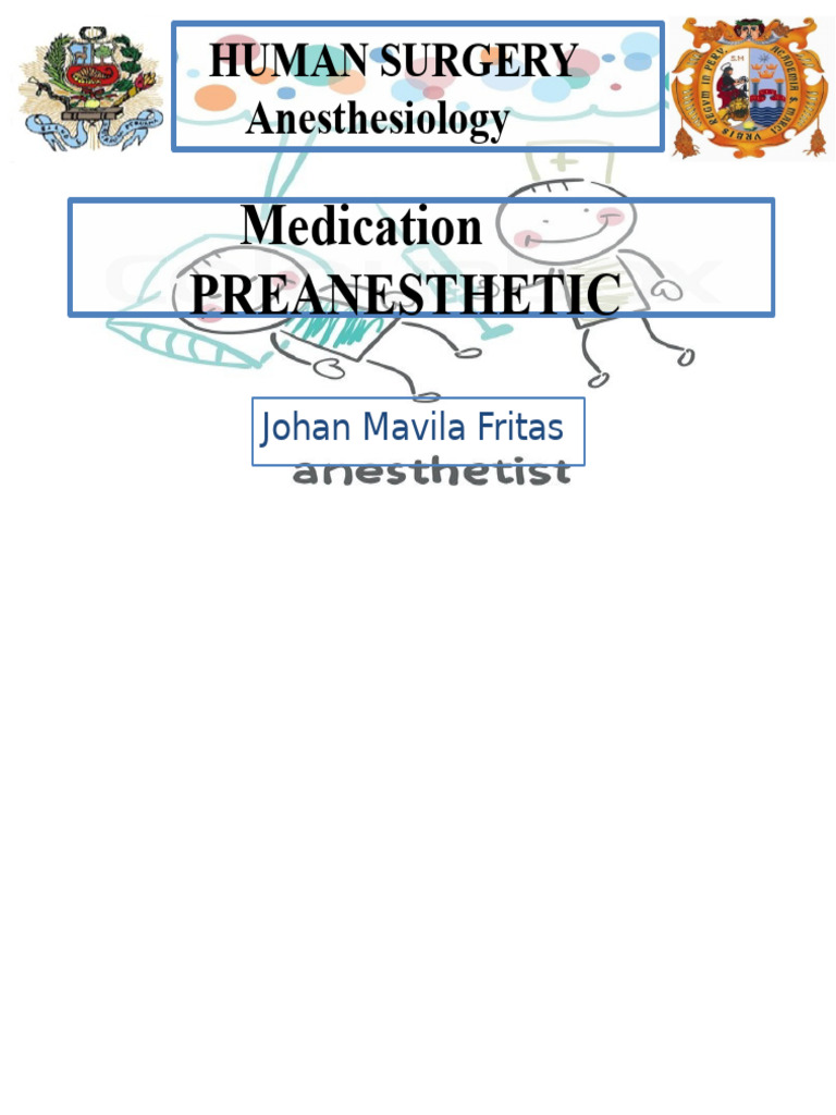 Preanesthetic Medication | PDF | Midazolam | Anesthesia