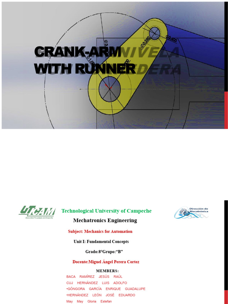 Crank-Connecting Rod Mechanism 1 | PDF | Rotation Around A Fixed Axis ...
