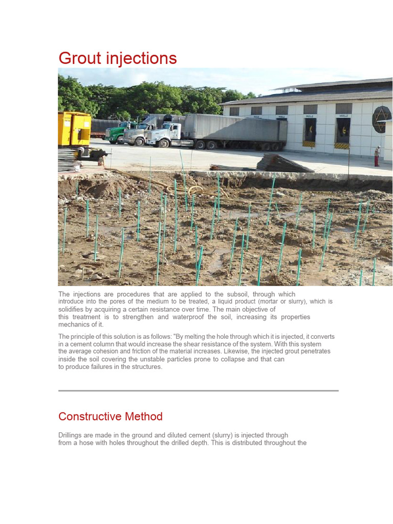 Soil Injection | PDF | Soil | Acetic Acid