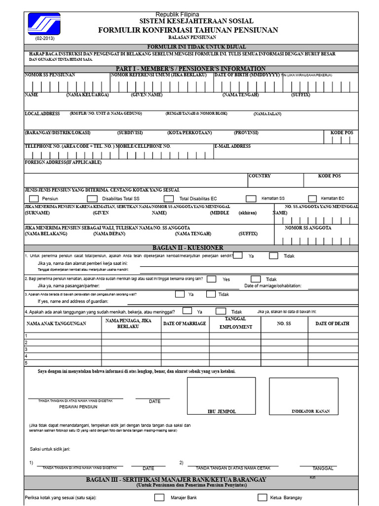 ACOP Form | PDF