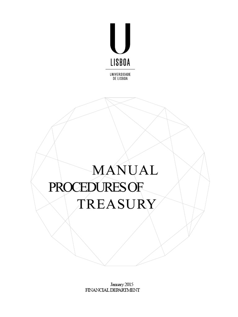 Manual of Treasury Procedures | PDF | Cheque | Banks
