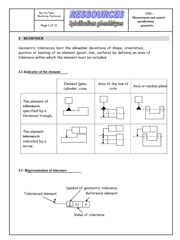 1 Geo Specification | PDF | Engineering Tolerance | Geometry