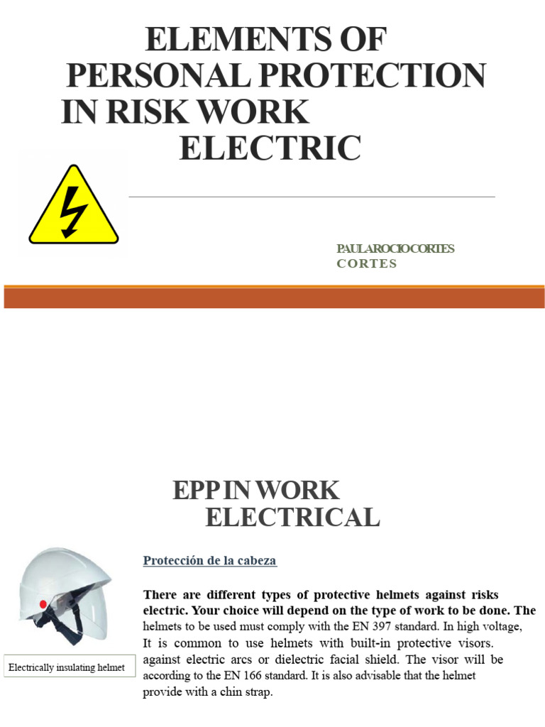 Electrical Personal Protective Equipment Guide | PDF | Insulator ...