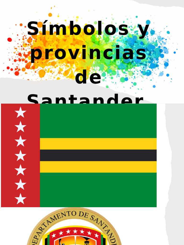 Anexo 8. Simbolos y Provincias de Santander | PDF