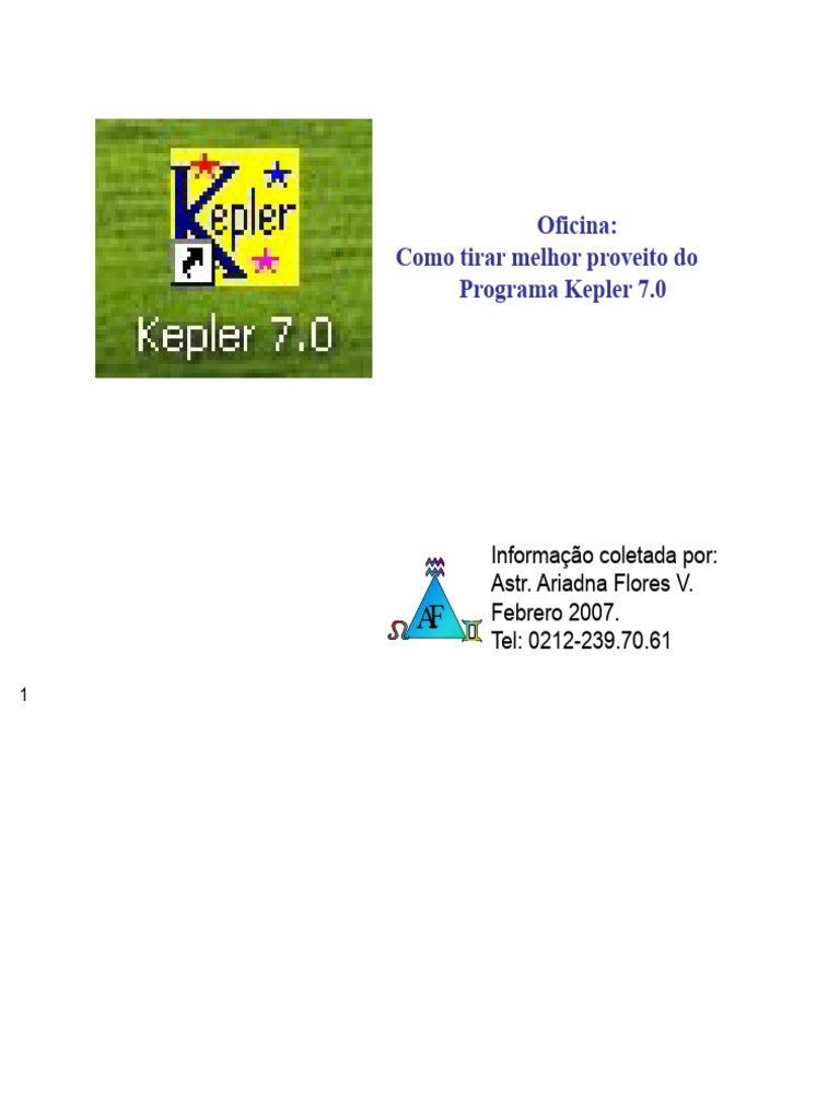 Oficina Kepler 7.0 | PDF | Eclipse | Planetas