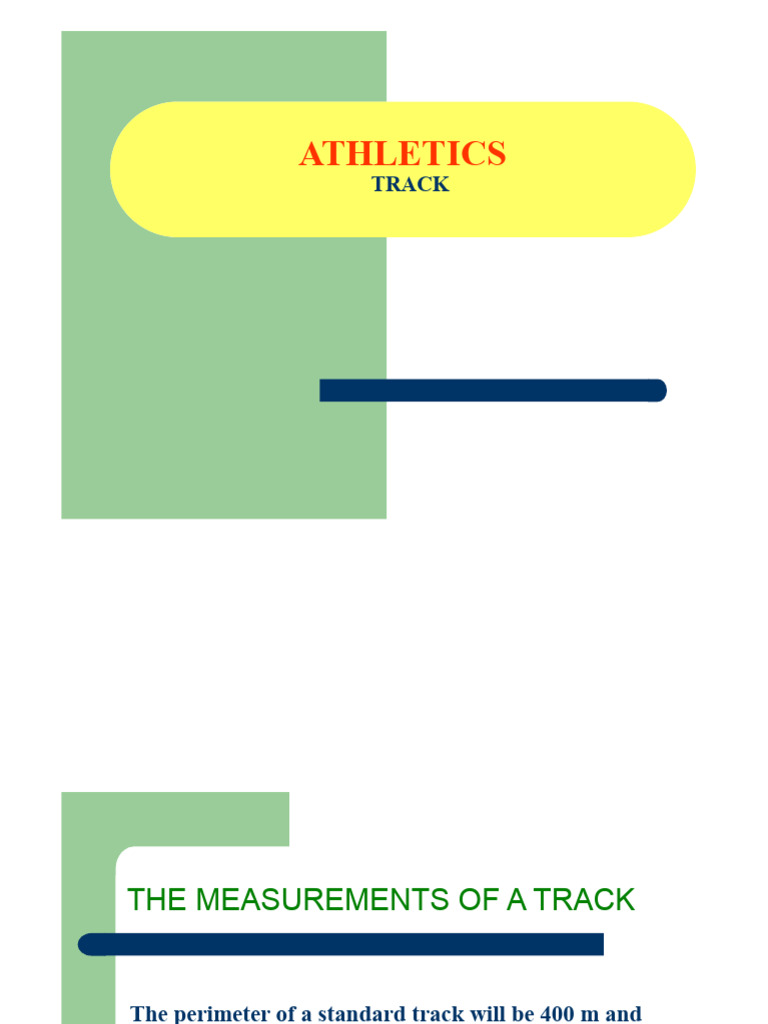 Athletics Track | PDF