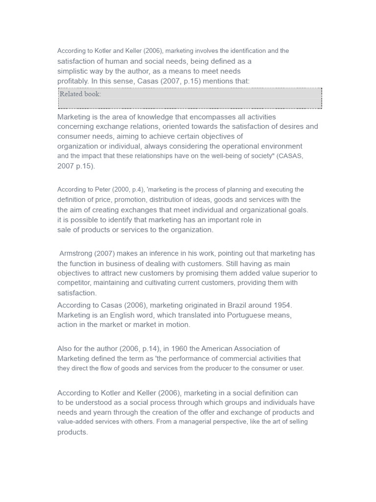 Understanding Marketing's Role and Definition | PDF | Marketing | Business