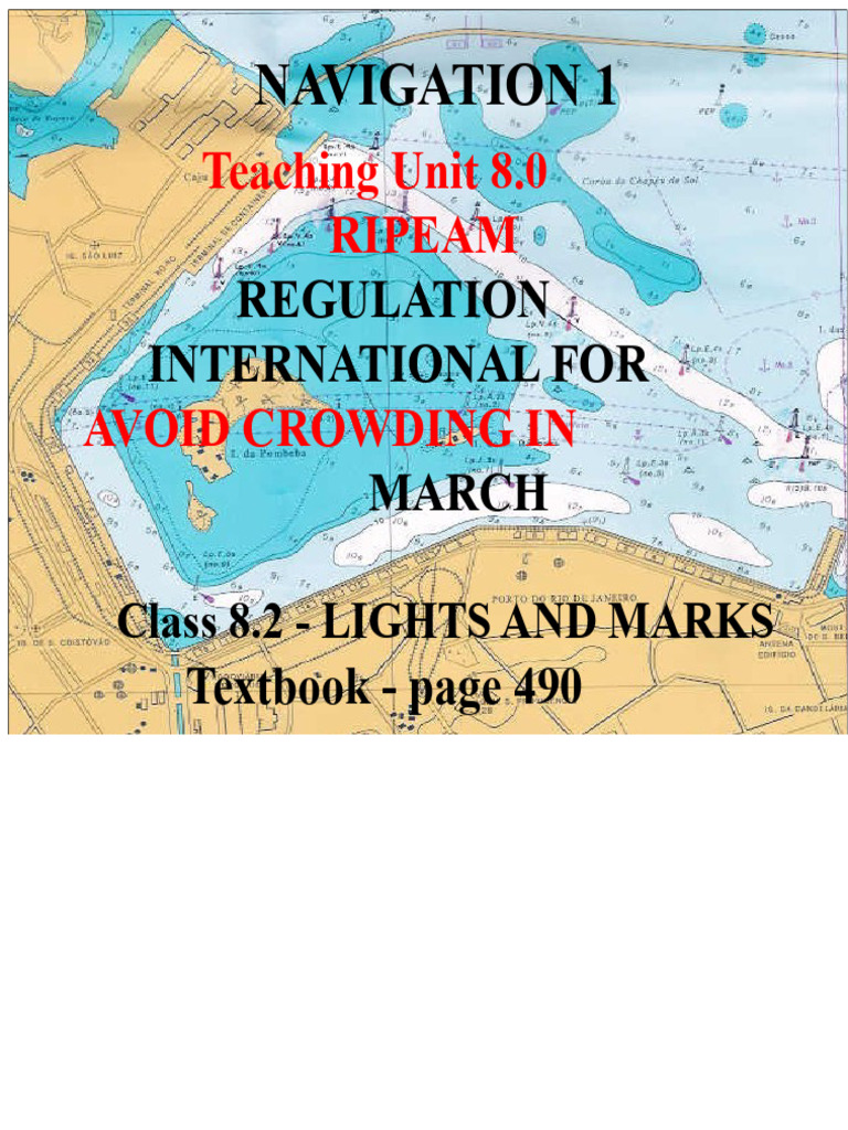 Lights and Marks for Maritime Safety | PDF | Water Transport | Watercraft