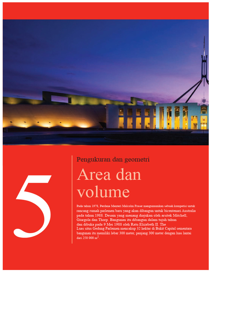 Luas dan Volume Bentuk Geometri | PDF