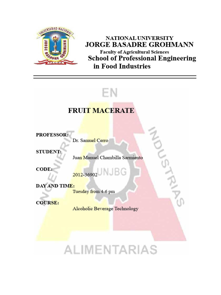 Strawberry Maceration | PDF | Alcoholic Beverages | Drink